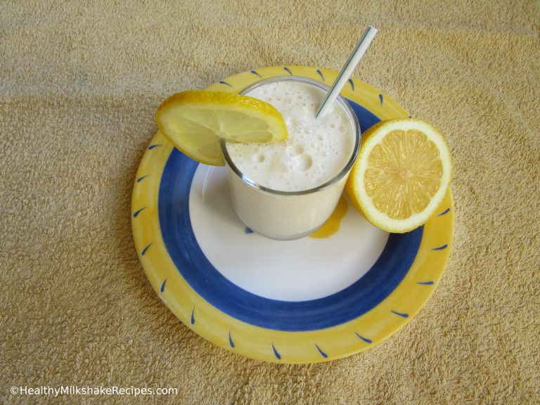 Lemon Milkshake Recipe - Healthy Milkshake Recipes